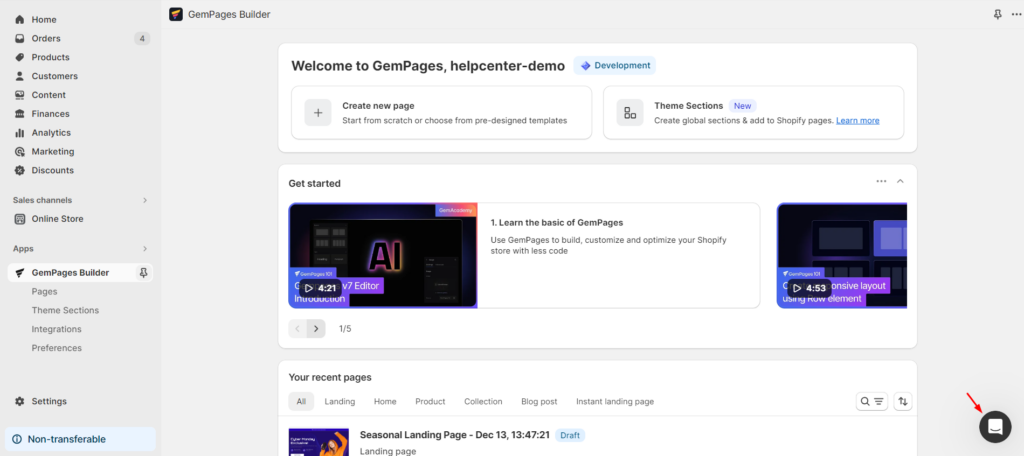 GemPages Customer Support Channels & Options - Help Center