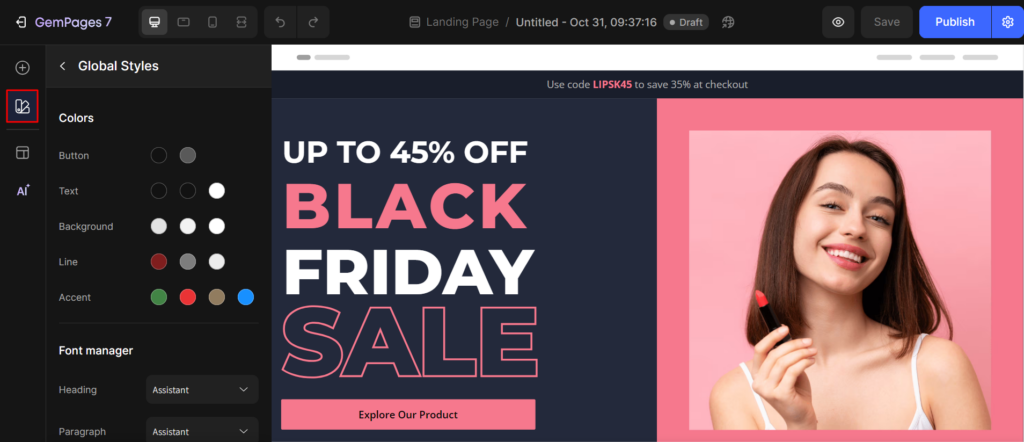 Global Styles - Help Center