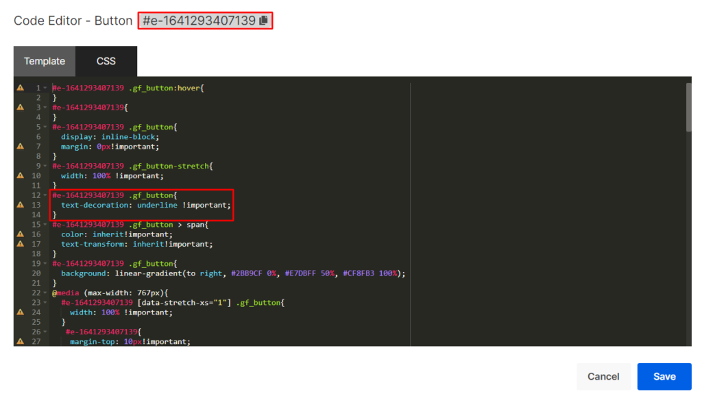 Button Element - FAQs - Help Center