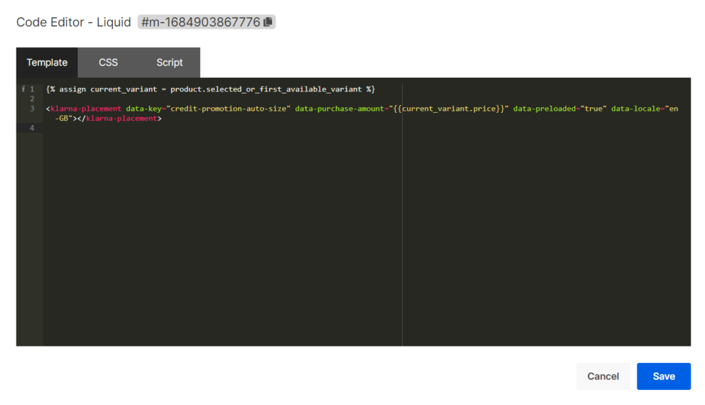 Klarna Onsite Messaging - Help Center
