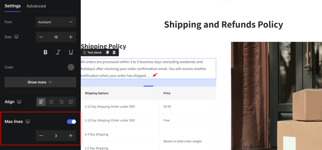 [V7] Text Block - Help Center