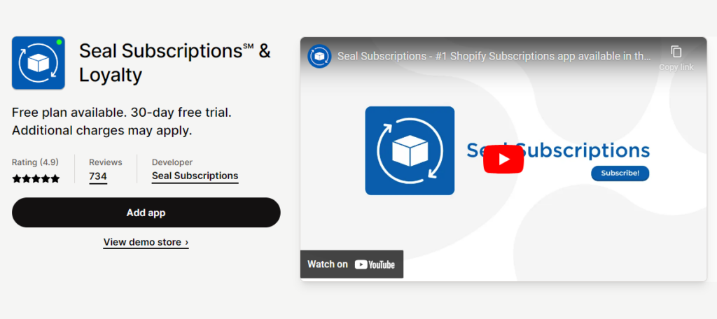 Seal Subscriptions - Help Center