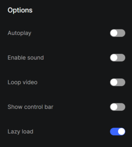 Video Element - Help Center