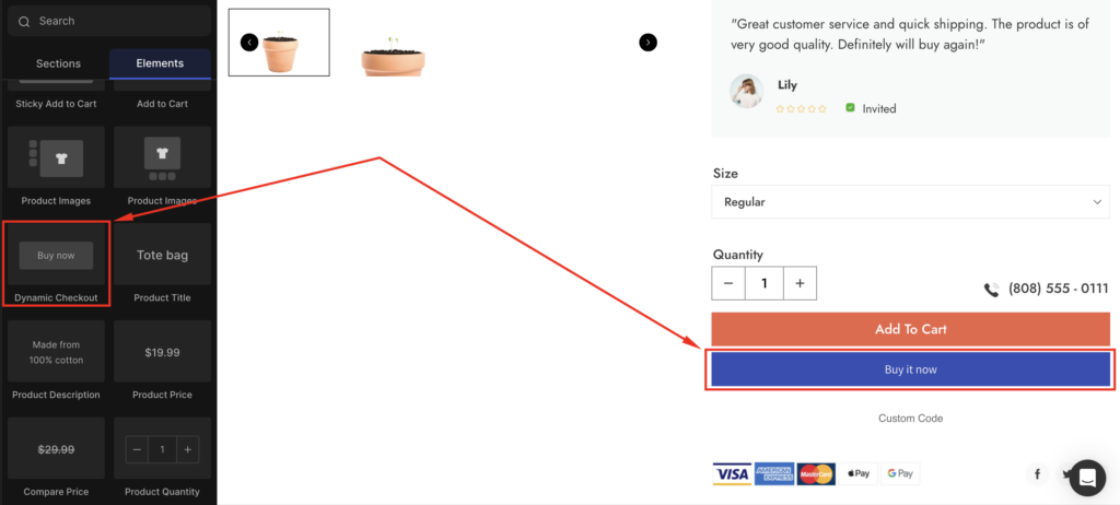 Dynamic Checkout Button Element - Help Center