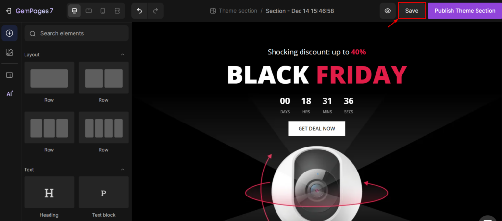 GemPages Theme Section & FAQs - Help Center