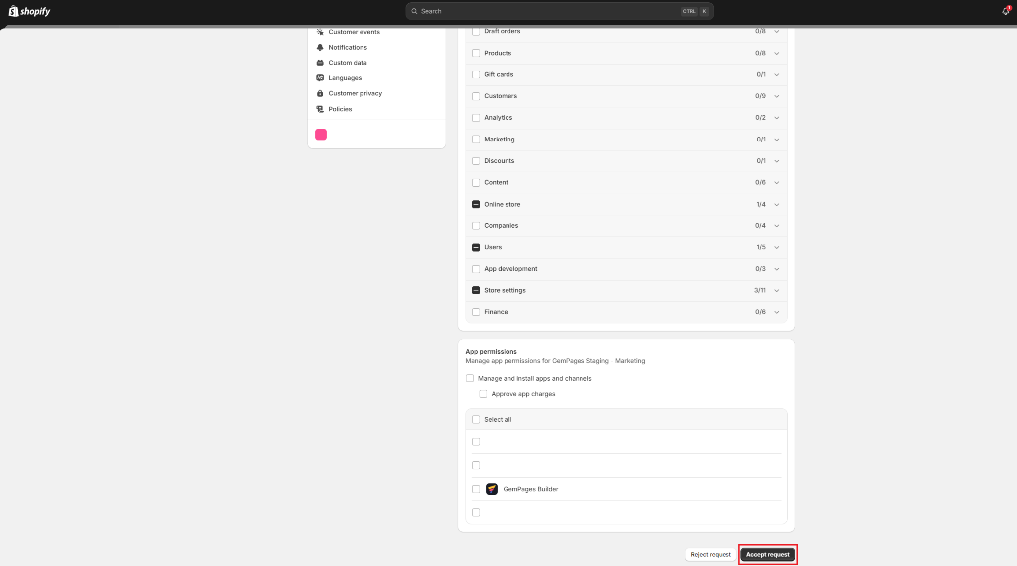 Grant Shopify Collaborator Access for Troubleshooting - Help Center