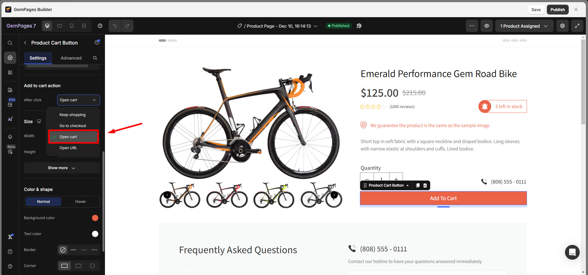 Open Cart Drawer or Slide Cart after Adding to Cart - Help Center